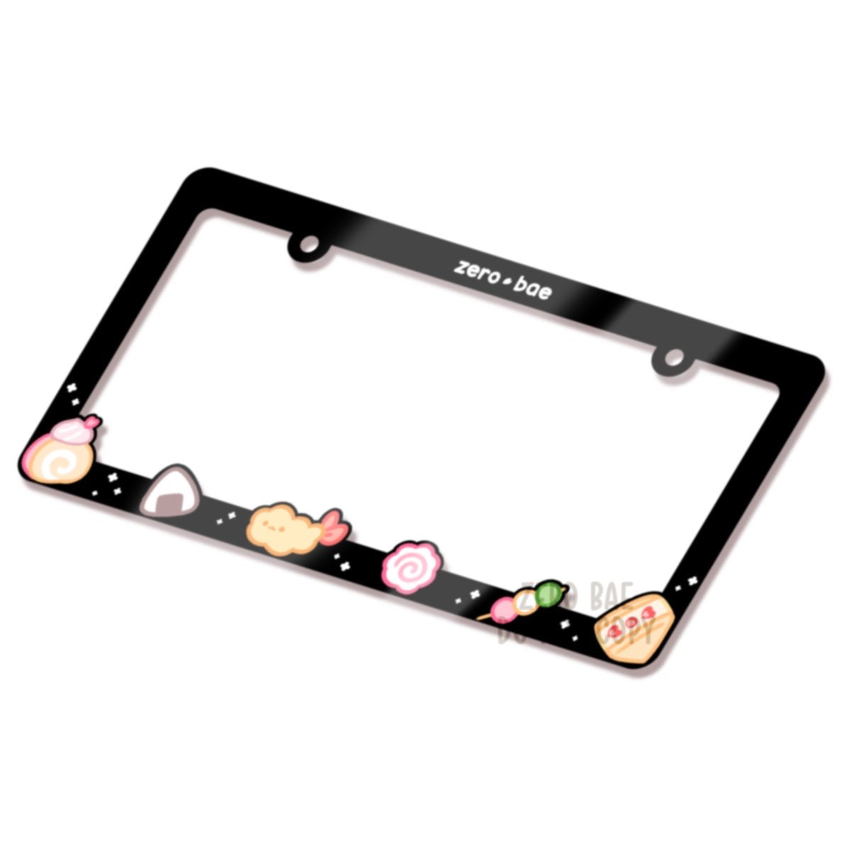 Japanese Konbini Snacks License Plate Frame – ZeroBae