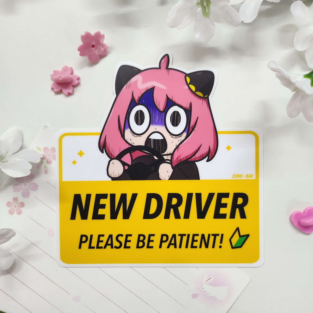 New Driver Peanuts Girl Sticker – ZeroBae